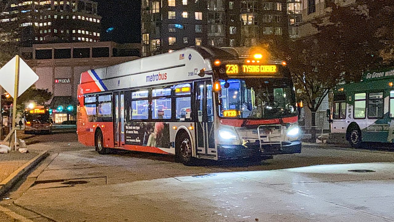WMATA 2018 New Flyer XN40 3195 on Route 23A - YouTube