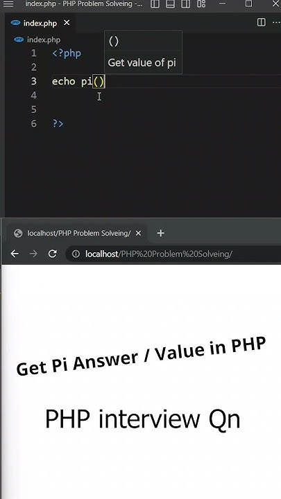 Pi (π) Value Print and Using Pi in PHP #2023 #php_interview #CodeCampBD ...