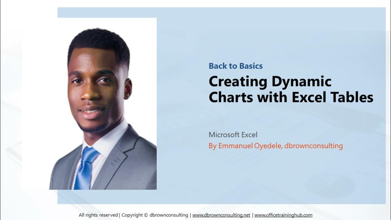 Creating Dynamic Charts with Excel Tables | Excel Tips & Tricks - YouTube