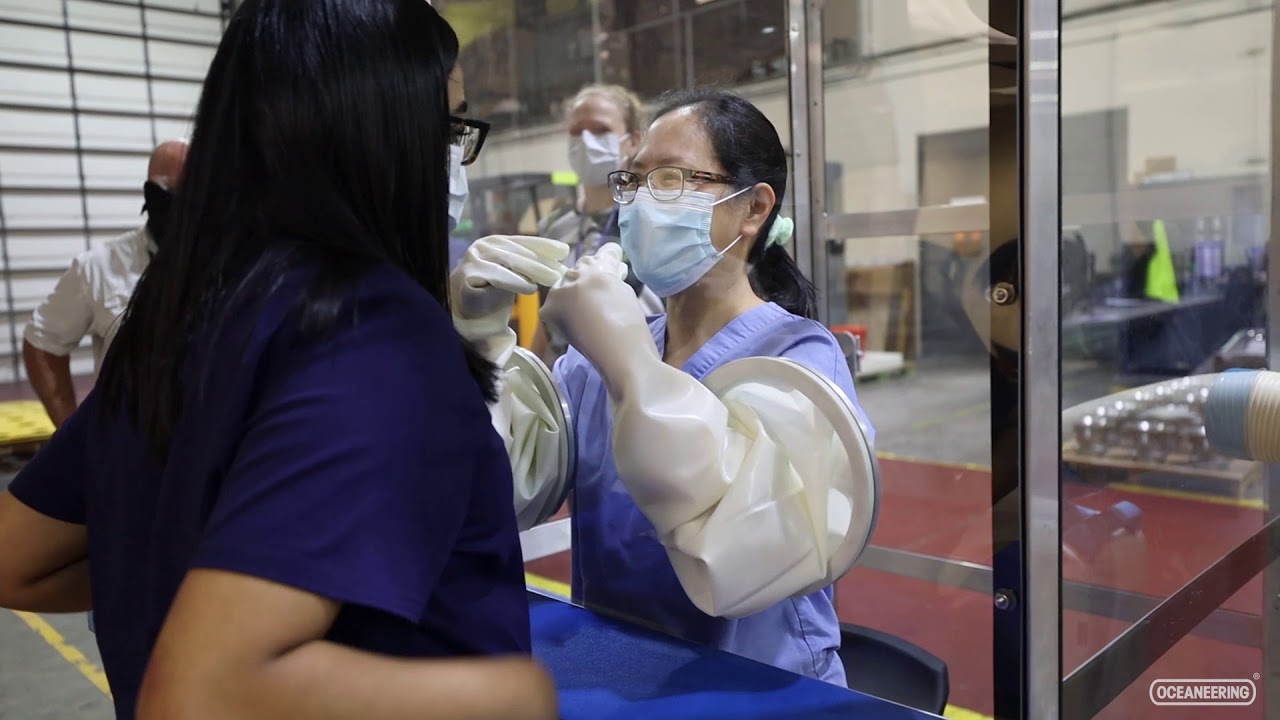 Portable COVID-19 Testing Cubicle | Oceaneering - YouTube