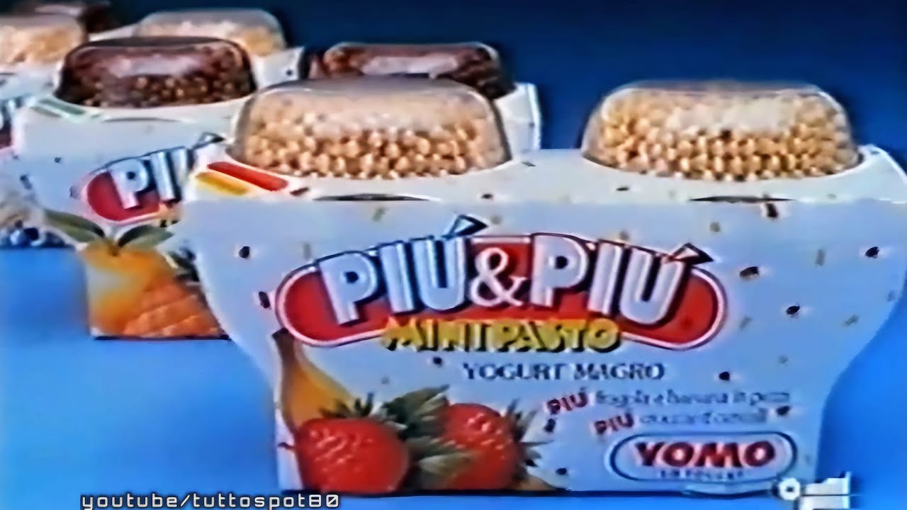 Spot - YOMO PIÙ & PIÙ Minipasto - 1991 (Fuori Produzione) HD - YouTube