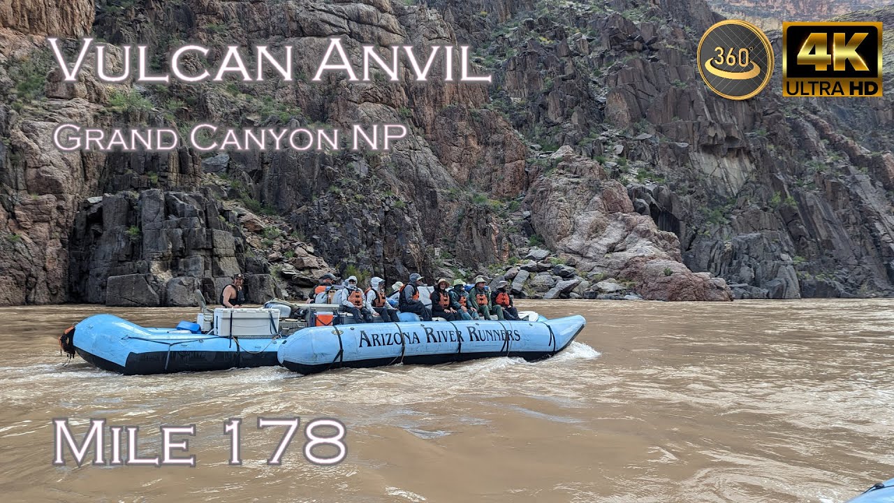 Vulcan Anvil - Mile 178 - Grand Canyon NP - Colorado River - V360 - YouTube