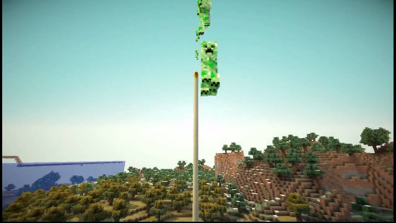 Flying Creepers!!! minecraft+portalgun - YouTube