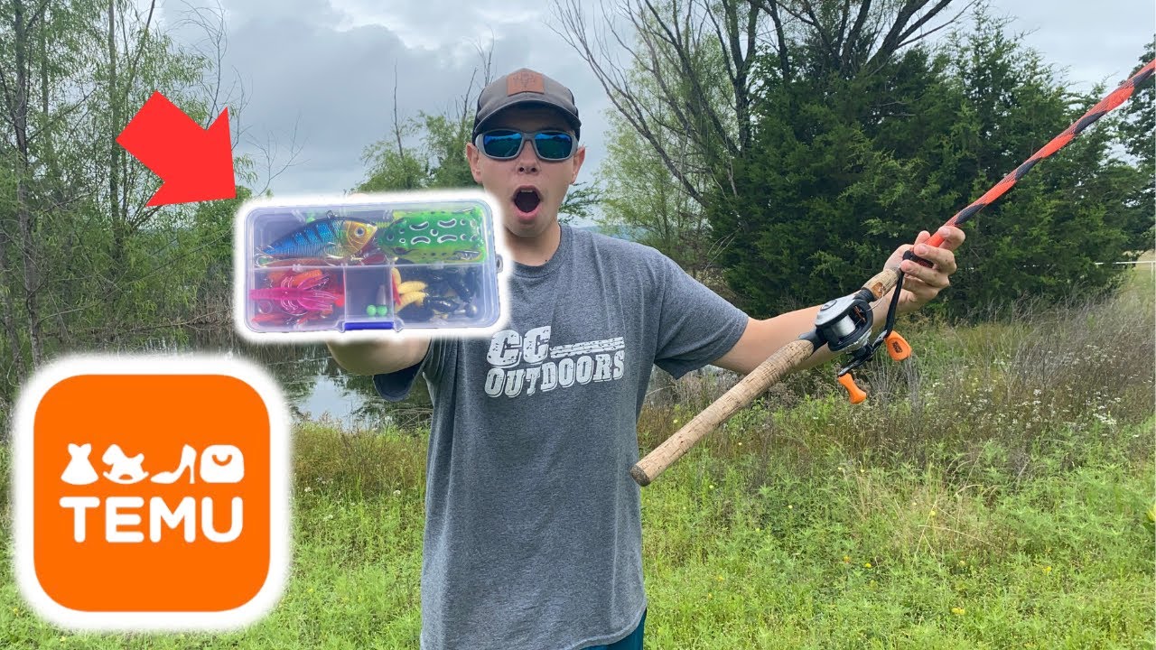 Temu Fishing Kit Challenge! - YouTube