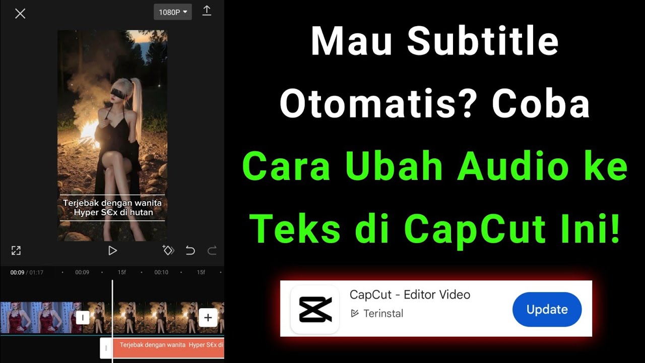 Cara Ubah Audio Ke Text Di Capcut ~ Cara Menampilkan Teks Dari Audio Di ...