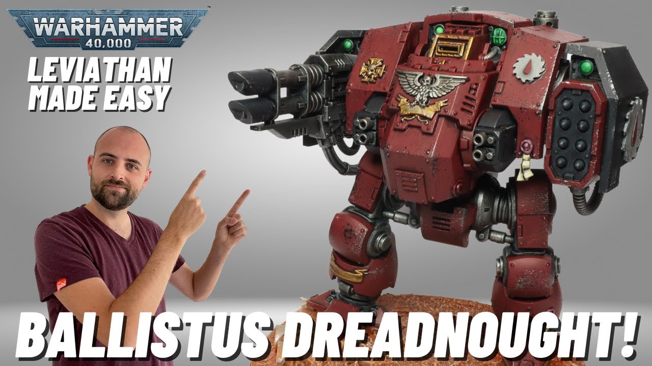 How to Paint Ballistus Dreadnought from Leviathan #new40k - YouTube