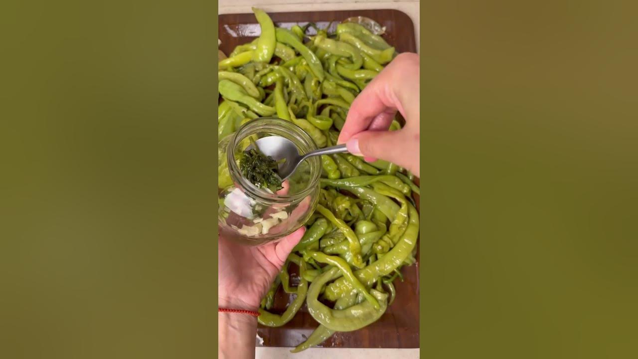 წიწაკა ზეთში Pepper With Oil Youtube