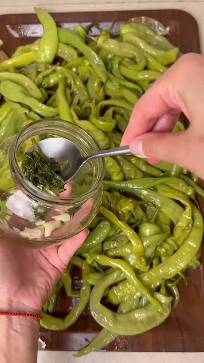 წიწაკა ზეთში Pepper With Oil Youtube