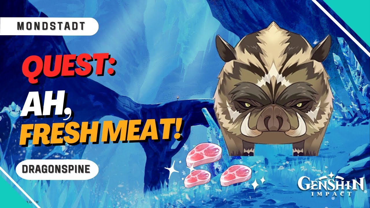 FULL GUIDE: Ah, Fresh Meat Quest - Dragonspine | Genshin Impact - YouTube