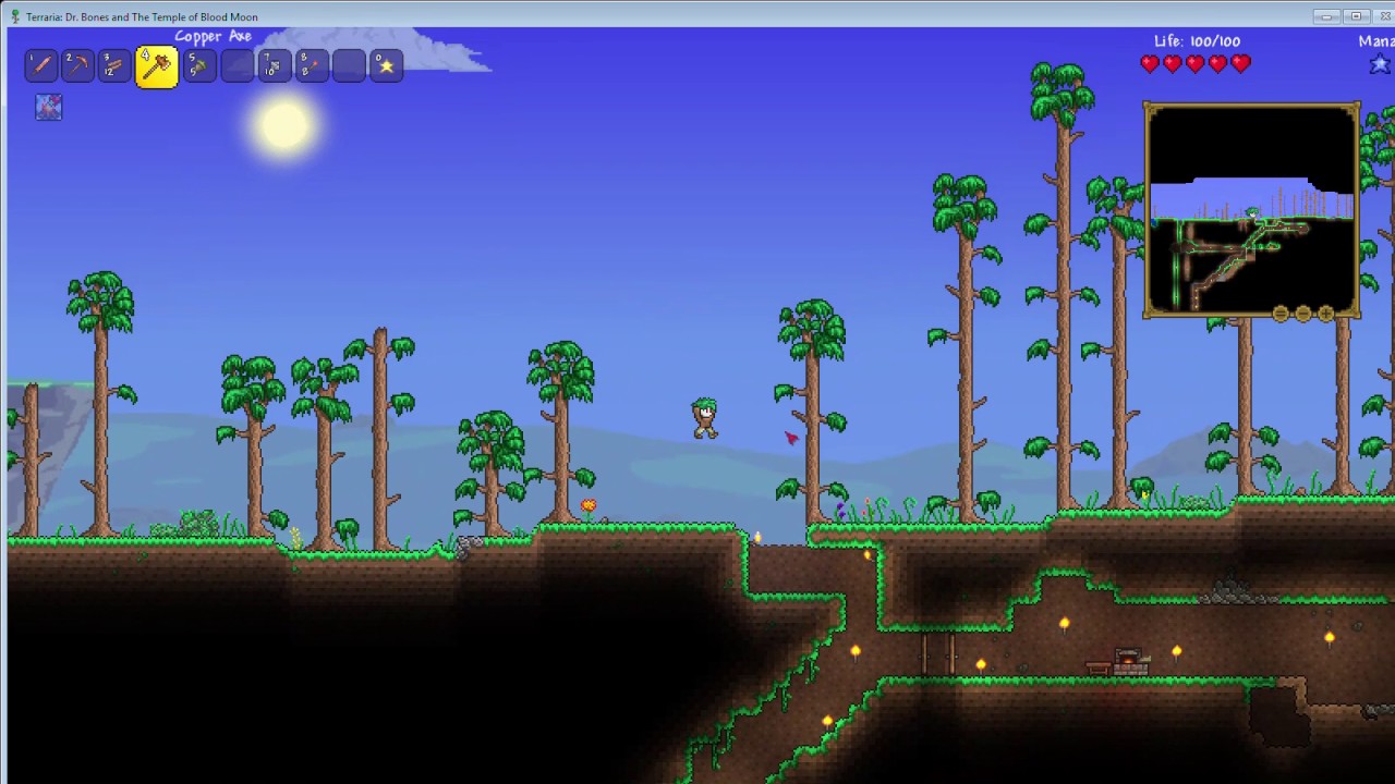 Terraria Dr Bones and The Temple of Blood Moon part 1-long title - YouTube