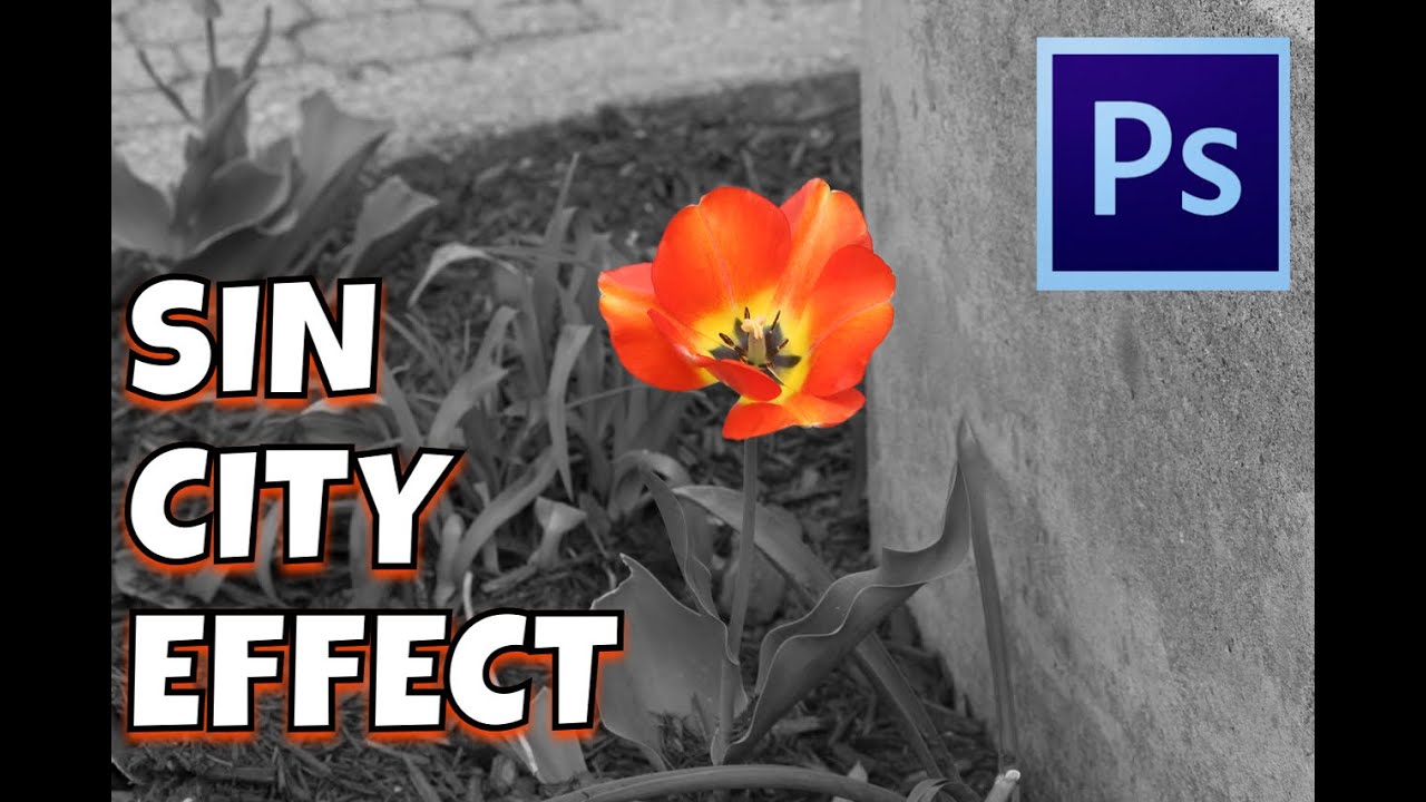 Adobe Photoshop: Sin City Effect Tutorial - YouTube