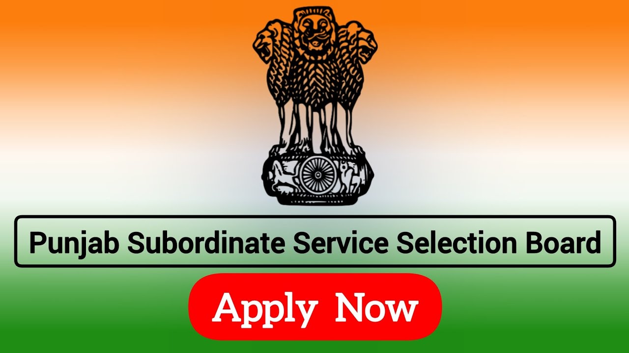 Job • Punjab Subordinate Service Selection Board (PSSSB) 2024 - YouTube
