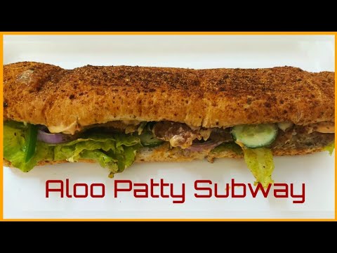 Aloo Patty Subway Healthy & Delicious - YouTube