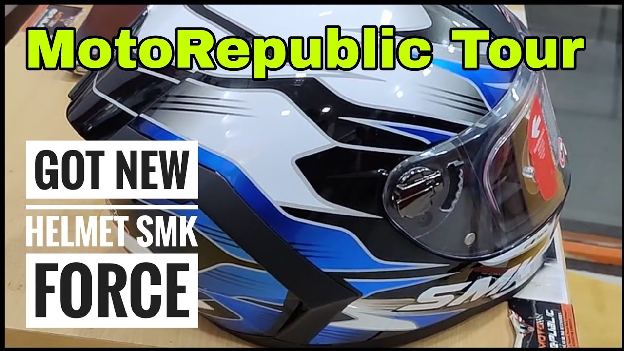 SMK Force | New Helmet Purchased | MotoRepublic Pune Tour | Gears ...