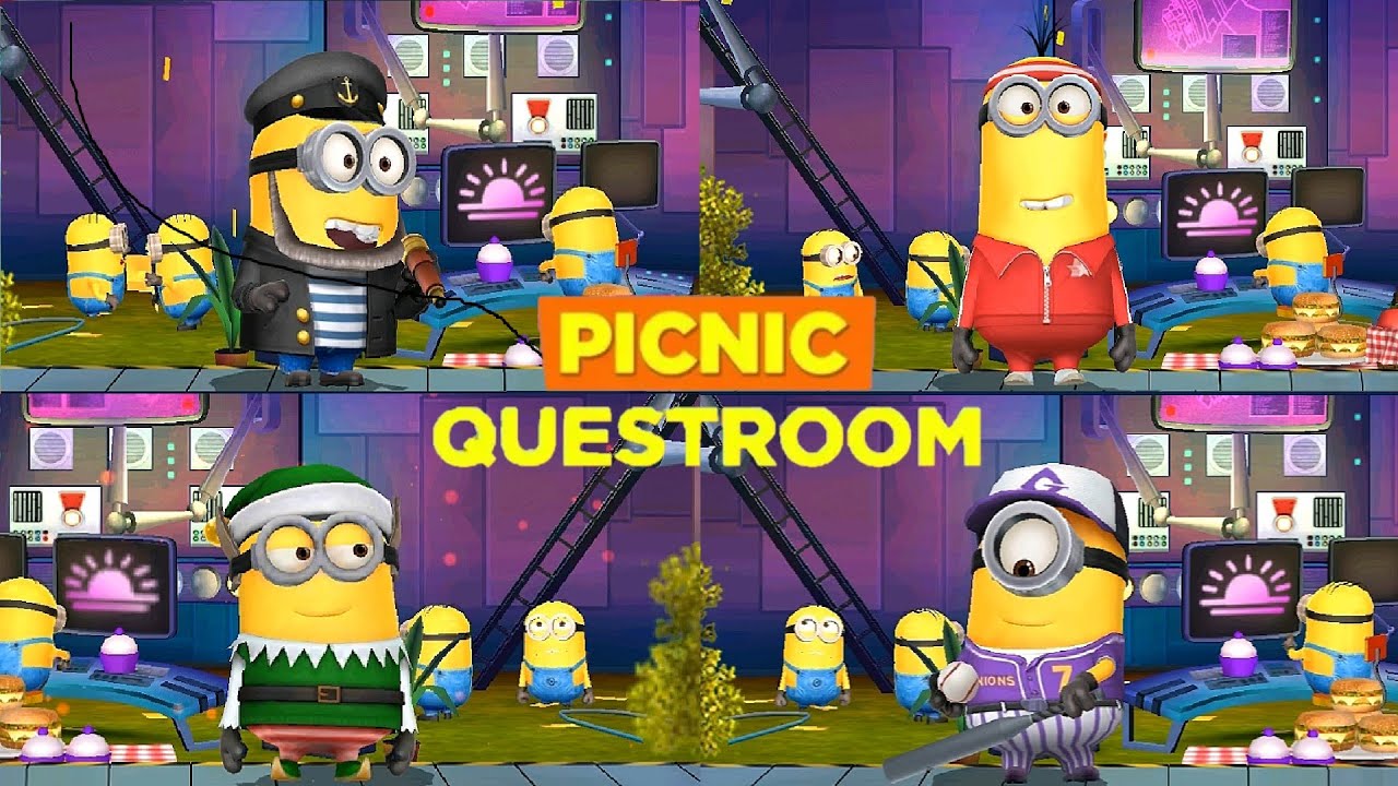 Minion rush Sea Dog / Sporty Kevin / Elf / Shortstop Stuart Minion rush ...