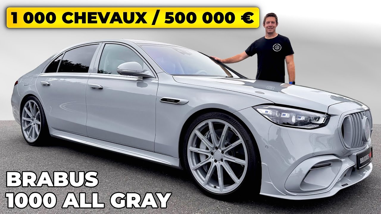 Essai Brabus 1000 All Gray - 1000 Chevaux, 500 000€ ! - YouTube