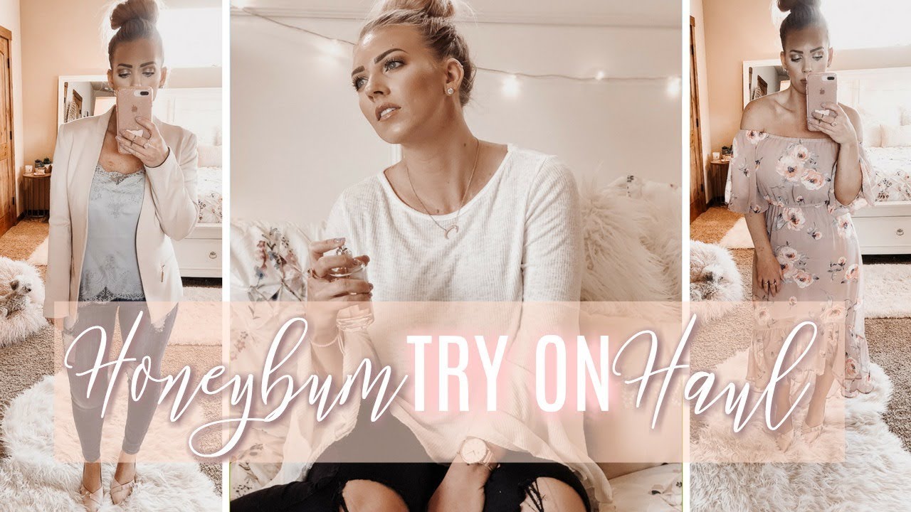 HONEYBUM TRY ON HAUL | Spring Fashion - YouTube