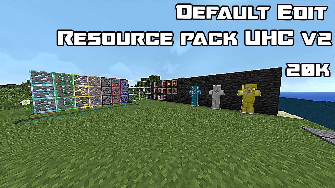 UHC Default Edit Resource Pack v2 - 20k - YouTube
