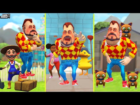 EFSANE GÖREVLERİN HEPSİNİ YAPTIK 😱 Dark Riddle Yeni