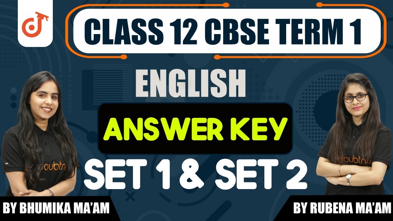 CBSE Term 1 | Class 12 English | Answer Key Out | Paper Analysis ...