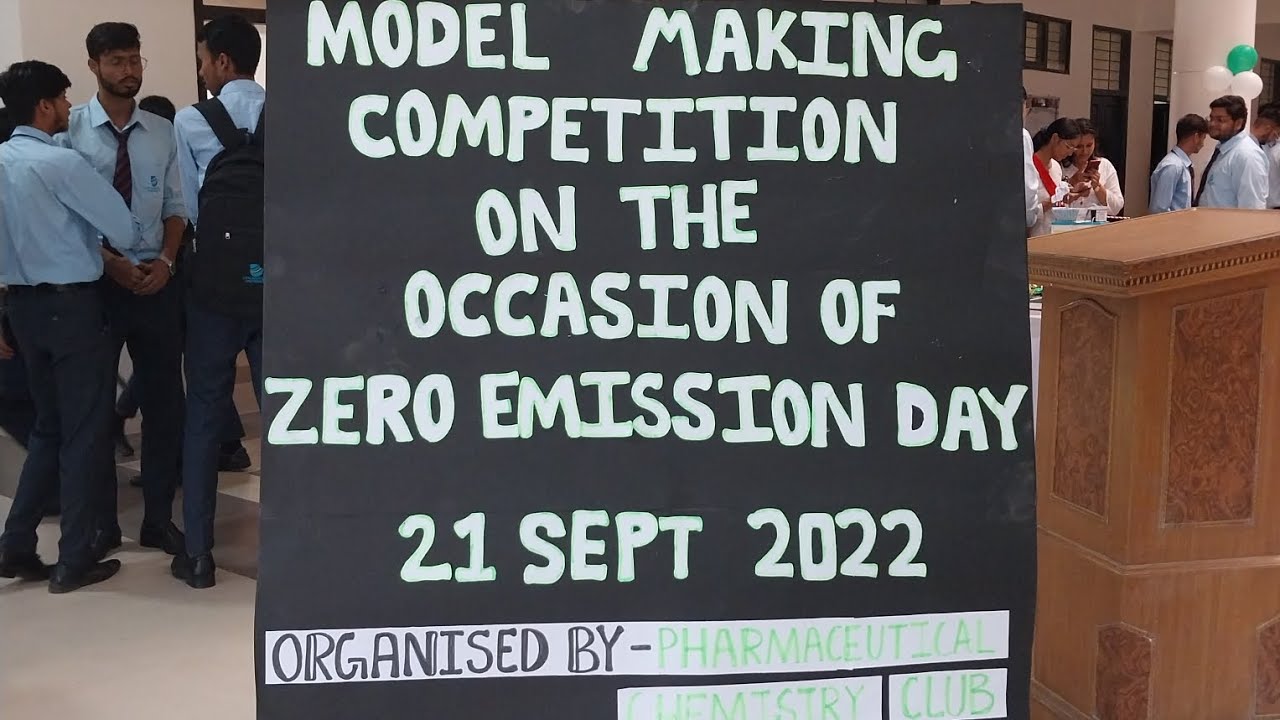 Model Making Competition On the occasion of Zero Emission Day. - YouTube
