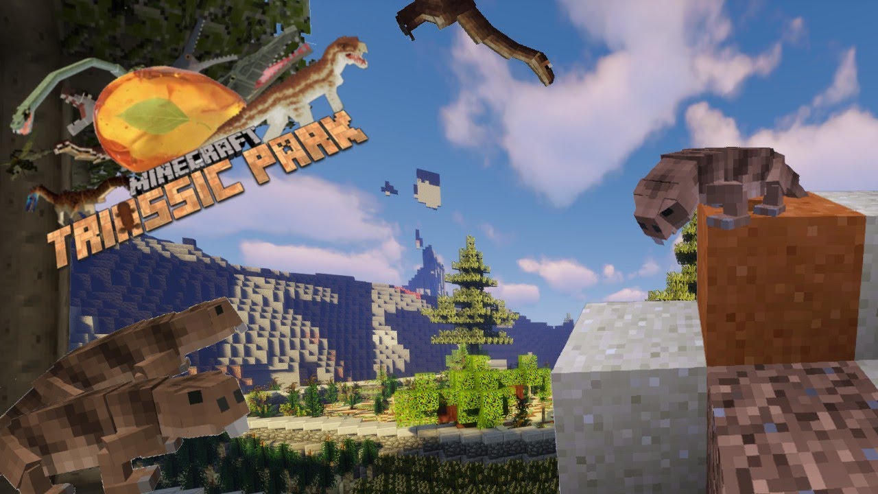 Minecraft Triassic Park I Episode #2: The Hype Squad Arrives - YouTube