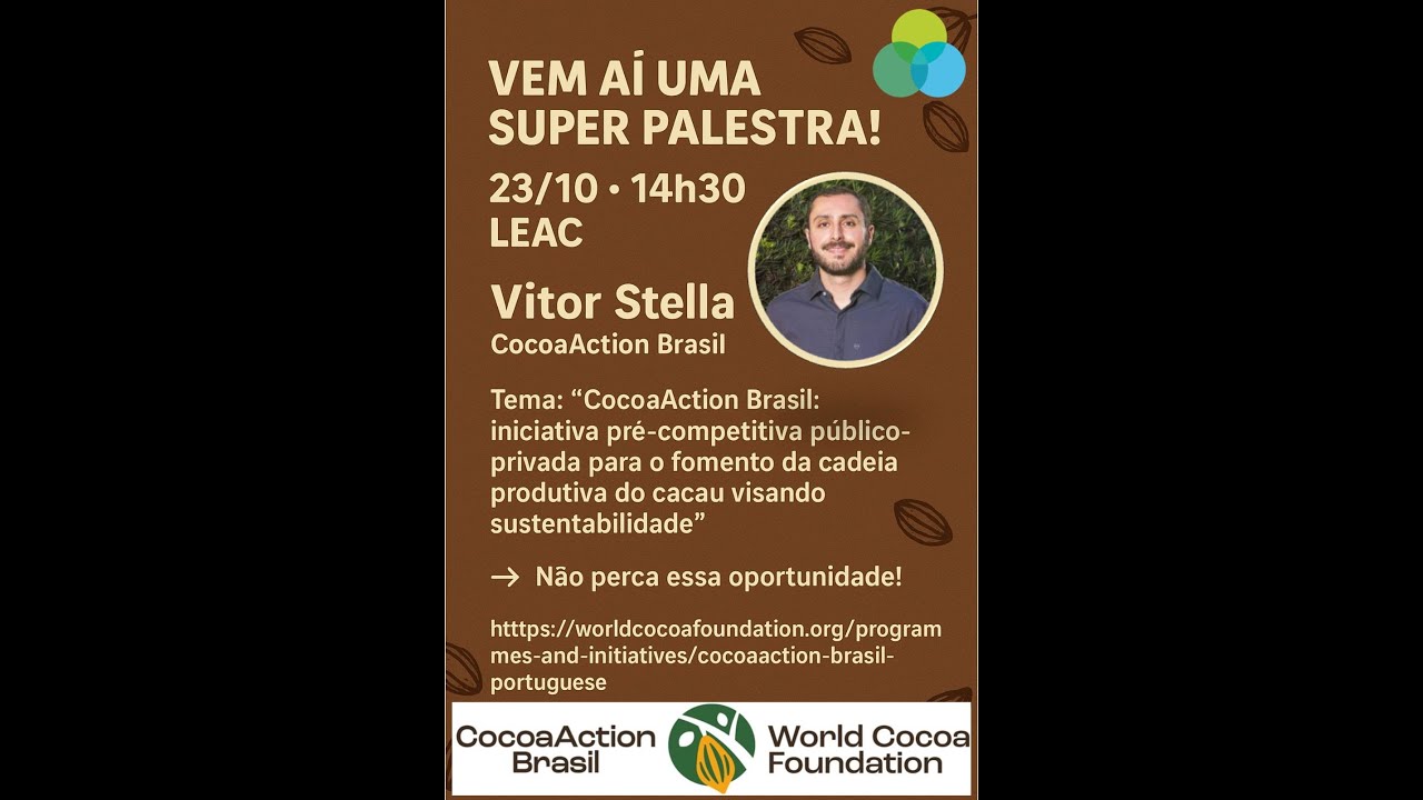 CocoaAction Brasil: iniciativa público-privada para o fomento da cadeia ...