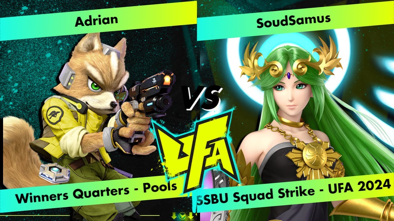 UFA 2024 SSBU - Adrian vs SoudSamus - Winners Quarter-Finals - Squad Strike Pools - YouTube