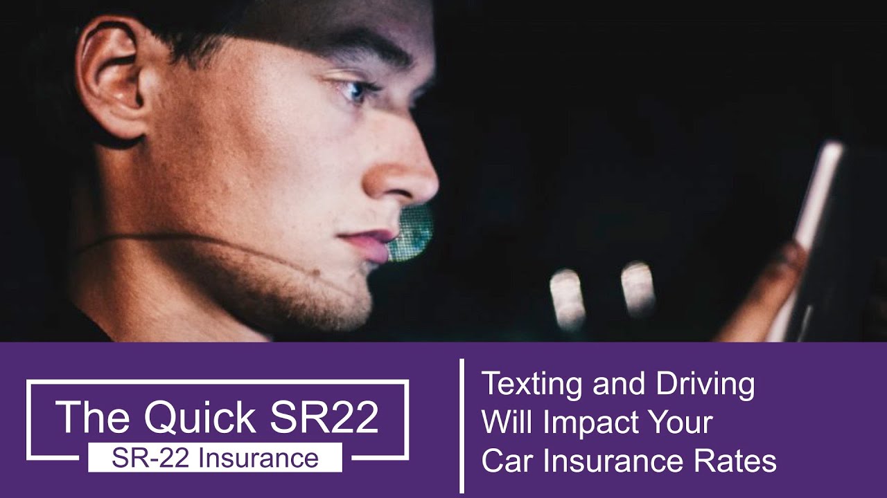 Texting and Driving Will Impact Your Car Insurance Rates - YouTube