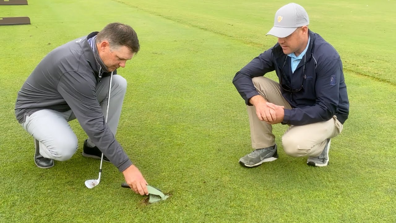Golf Course Care: Filling Divots - YouTube