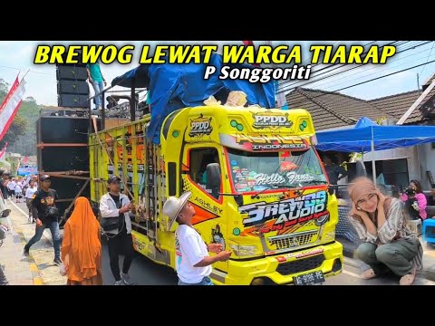 BREWOG AUDIO NGAMUK DI START WARGA PADA TIARAP DI KARNAVAL SONGGORITI - YouTube