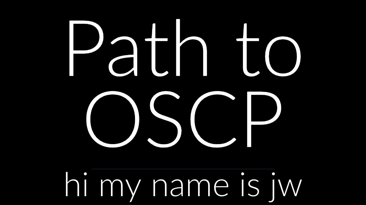 Path to OSCP - Part 1 - YouTube