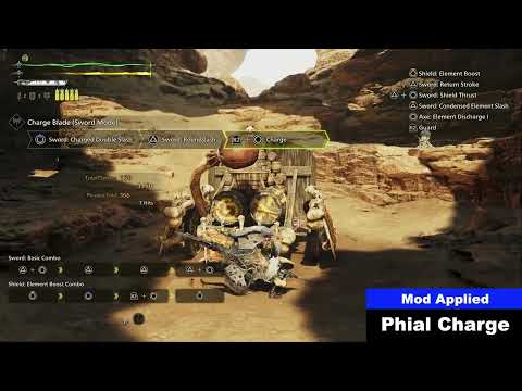MHWilds Mod Showcase: Charge Blade Reload (Charge) SFX Replacement - M1 Garand