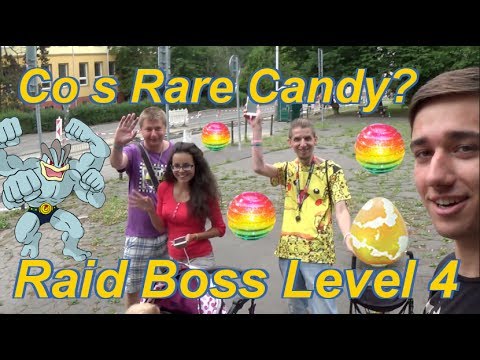 Pokemon GO | Co dělat s Rare Candy? Raid Boss Level 4!!! | Jakub Destro ...
