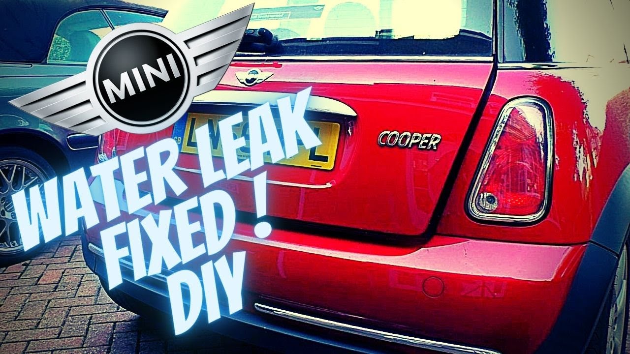 Fixing a BMW MINI R50 / R56 boot water leak. DO IT YOURSELF. - YouTube