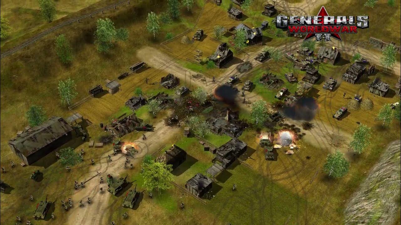 C&C Generals World War II mod. Shellmap "Battle of Prokhorovka" - YouTube