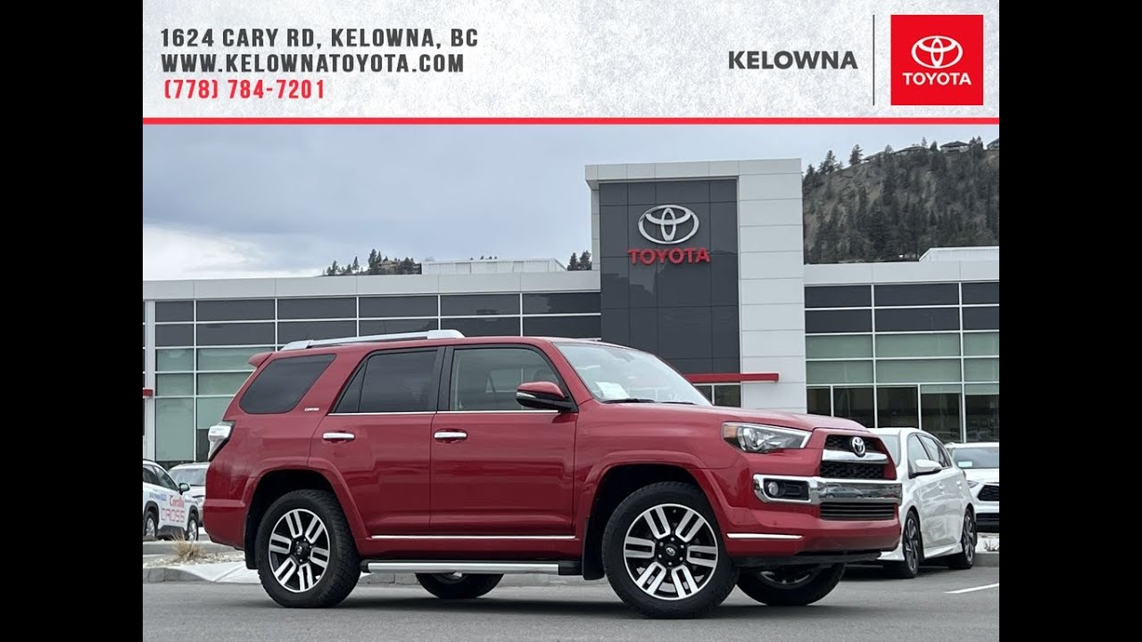 Red 2018 Toyota 4Runner Limited 4WD | Low KM | Android Auto & Apple ...