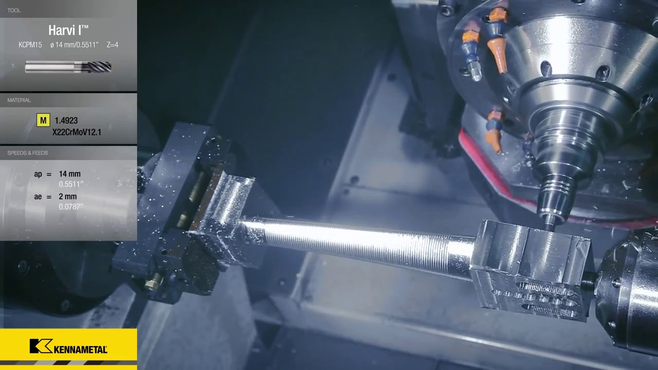 Turbine Blade Machining - YouTube