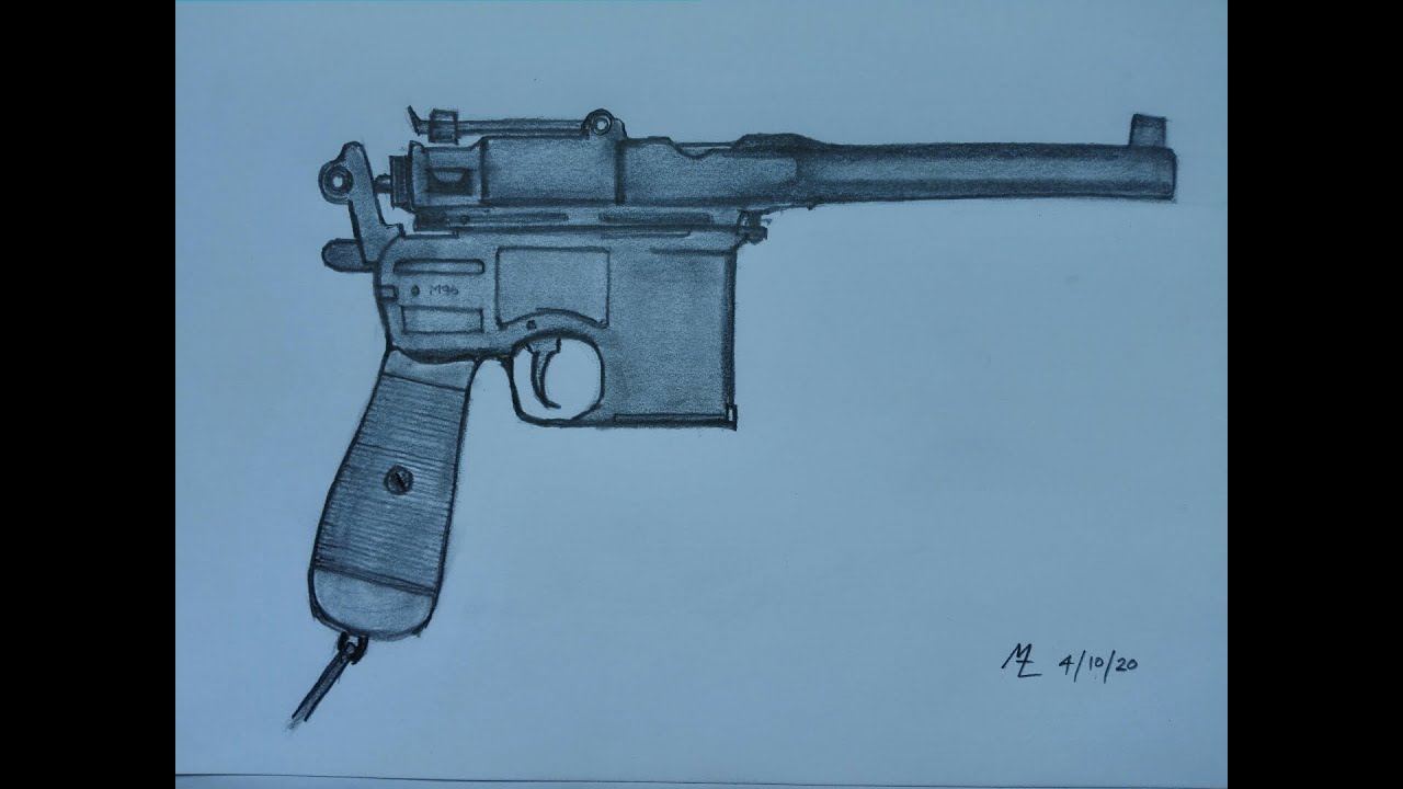 How to draw a Mauser. - YouTube