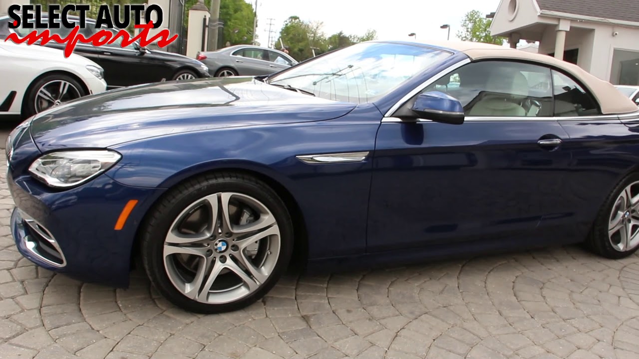 2016 BMW 650i xDrive Convertible Mediterranean Blue, Select Auto ...