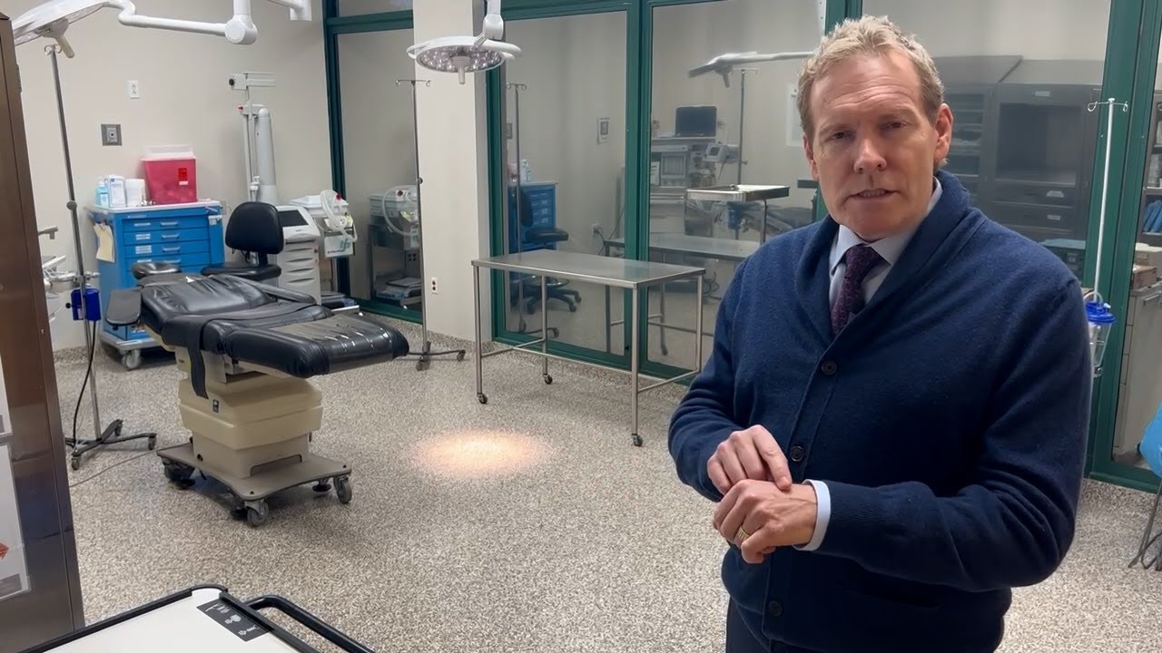 Dr. Swanson talks about the type of anesthesia he uses on his patients ...