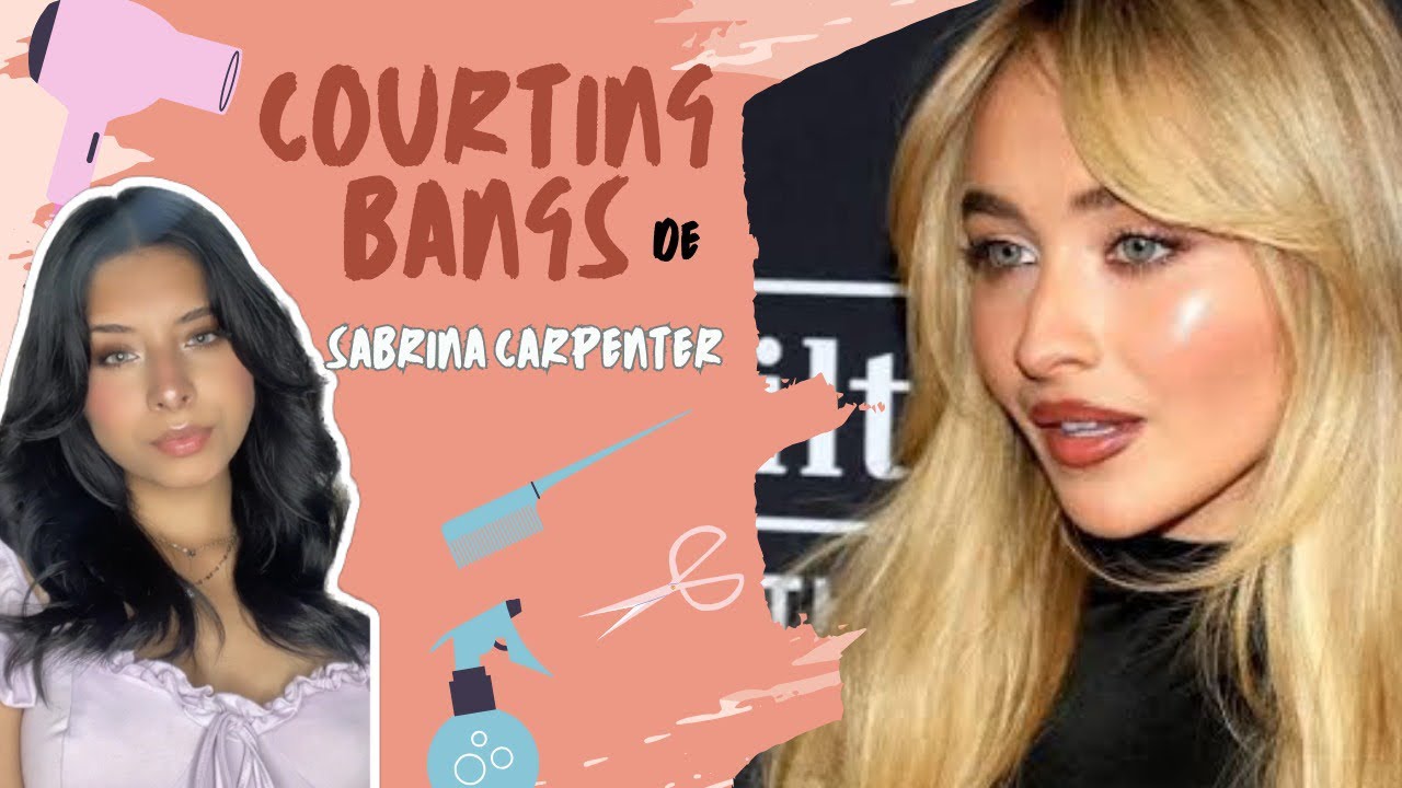 Corte de Sabrina Carpenter / Courting Bangs Tutorial - YouTube