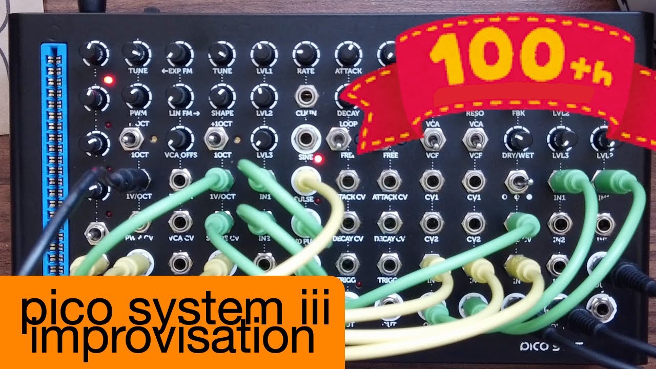 #100 Erica Synths Pico System iii Improvisation - YouTube