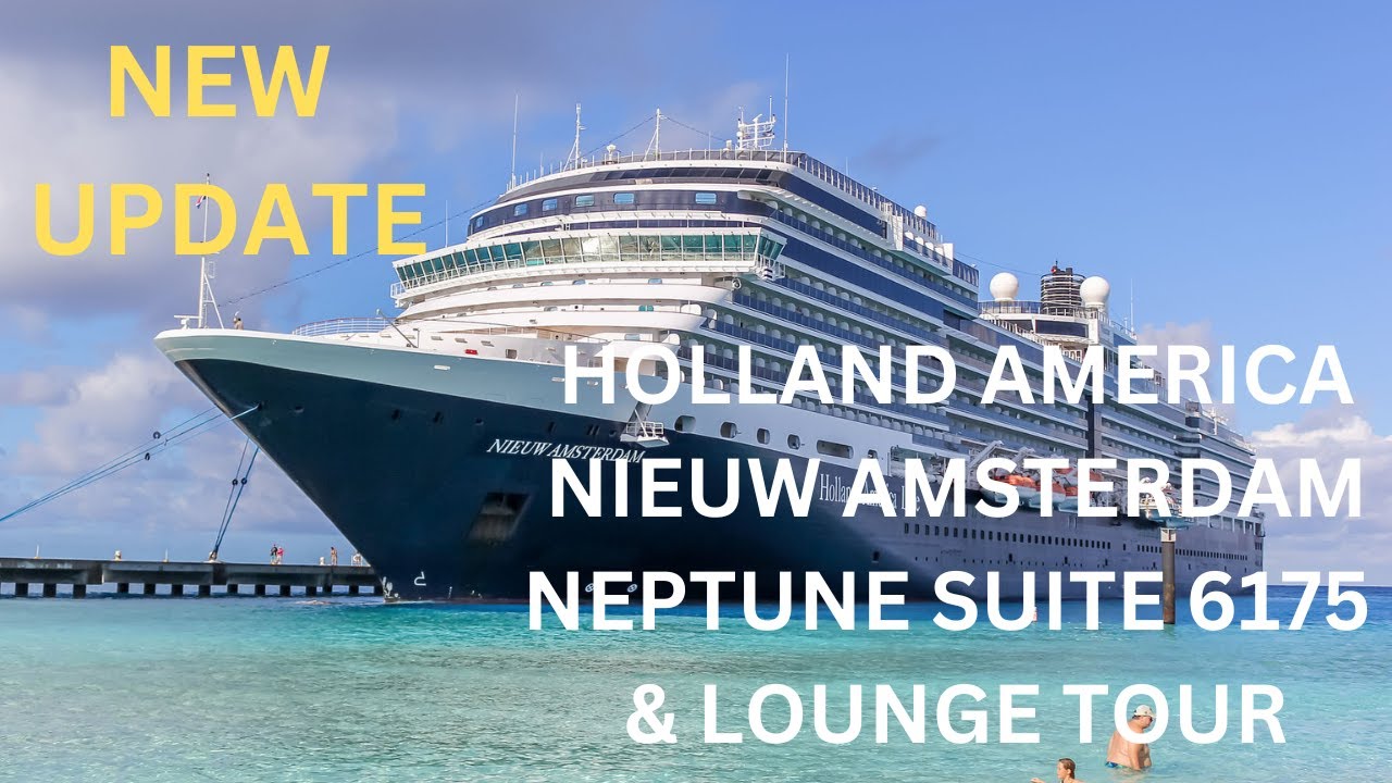 Holland America Neptune Suite 6175 & Lounge Tour - YouTube