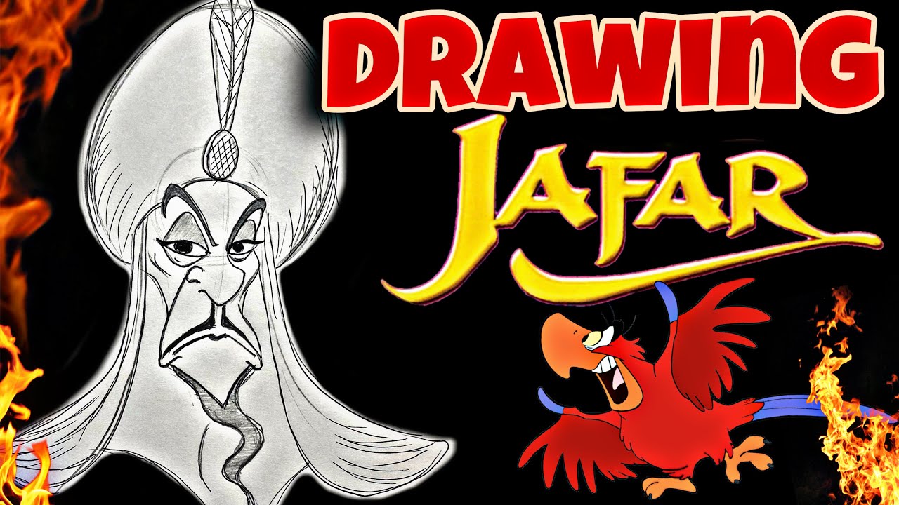 Drawing Jafar | Aladdin | Walt Disney Animation Studios - YouTube