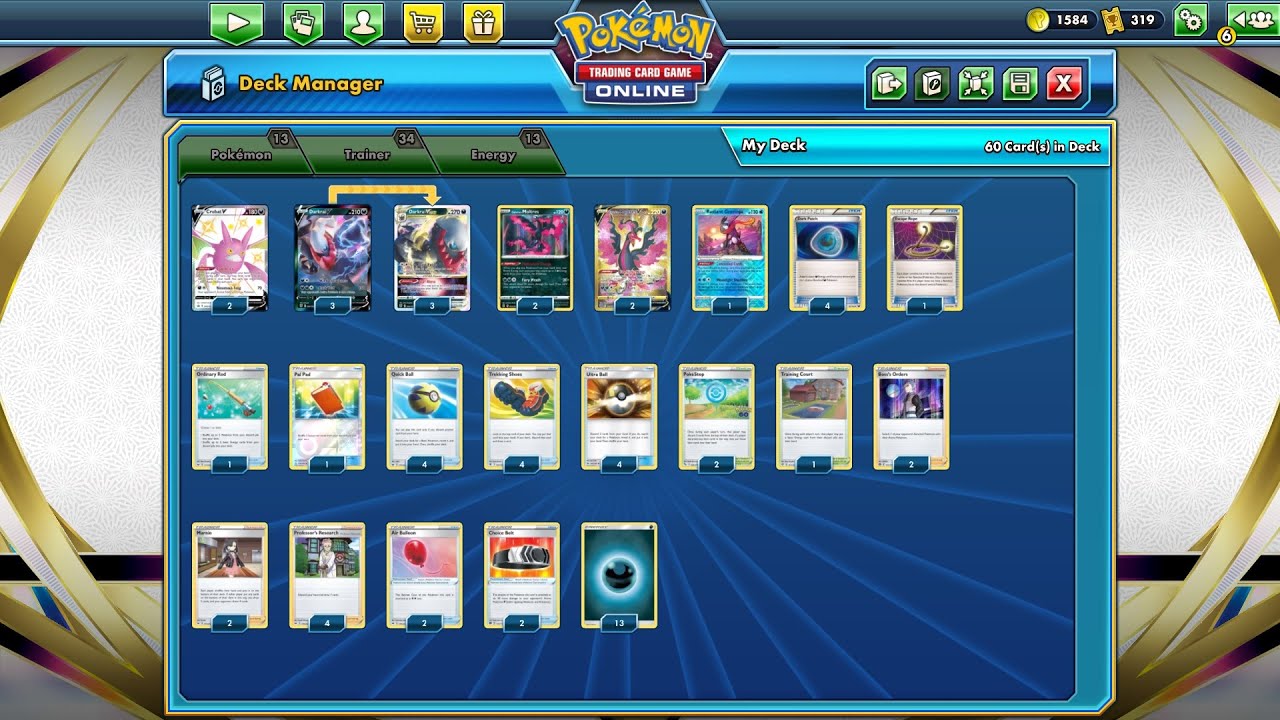 Darkrai VStar!! A Sleeper Pick for Worlds?? || PTCGO Gameplay & Deck ...