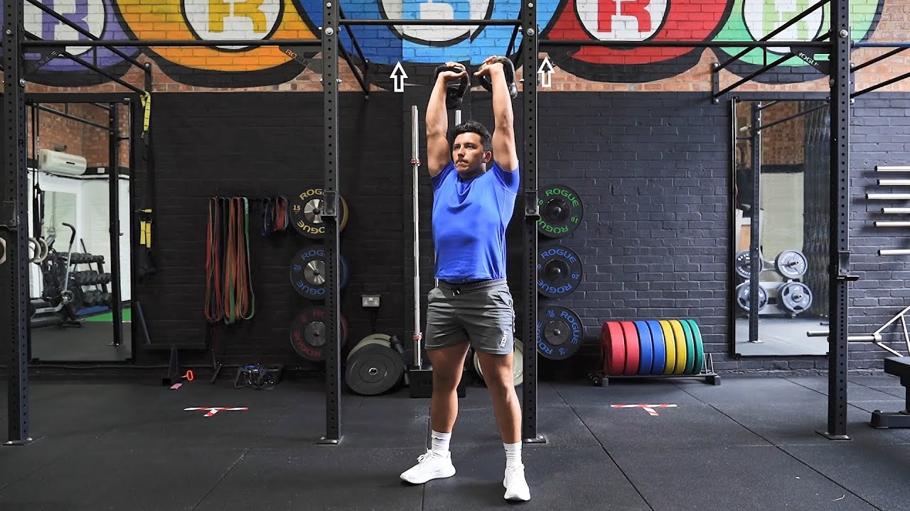 Kettlebell Thruster Press | Kettlebell | Strength and Conditioning ...