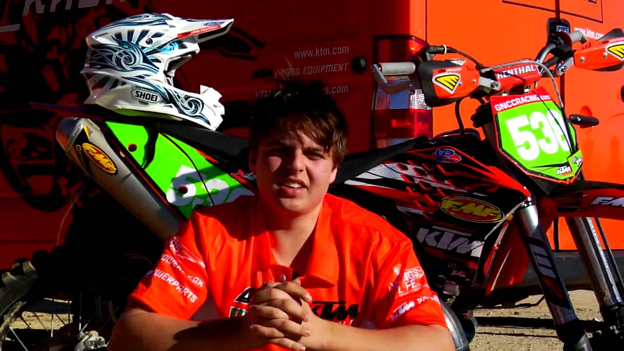 Steward Baylor Interview - FMF/KTM GNCC XC2 Team - YouTube