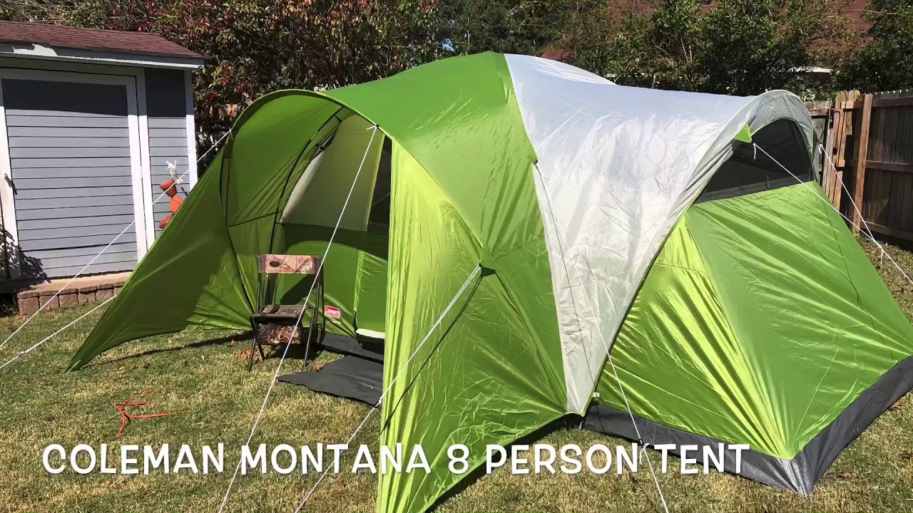 Coleman Montana 8 Person Tent - YouTube