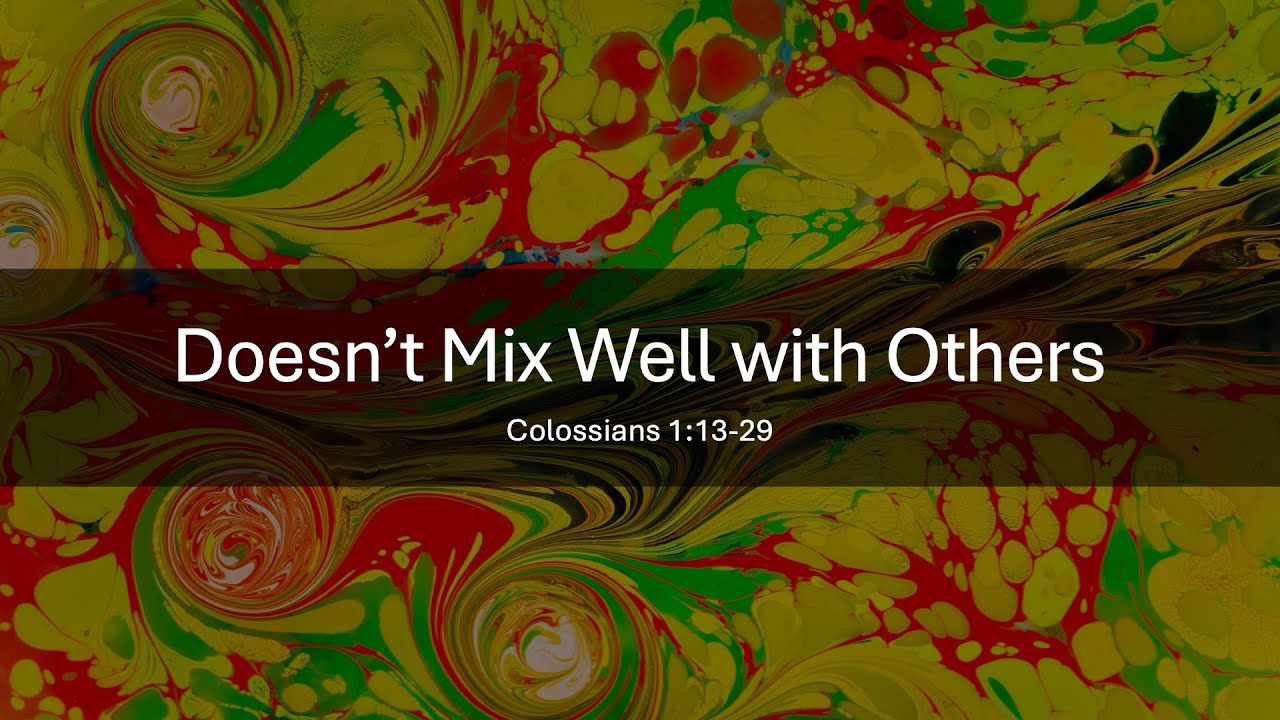 Doesn't Mix Well with Others - September 8, 2024 - YouTube